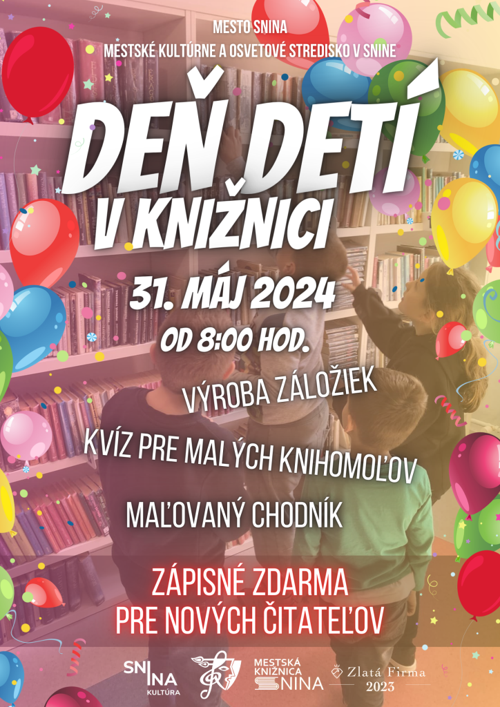 Deň detí v knižnici | SDEŤMI.com