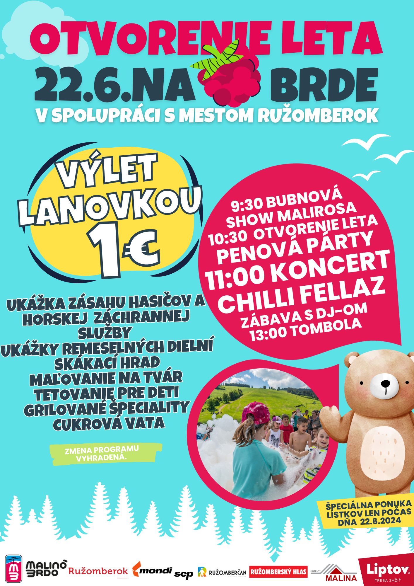 Otvorenie leta na Malinô Brde | SDEŤMI.com
