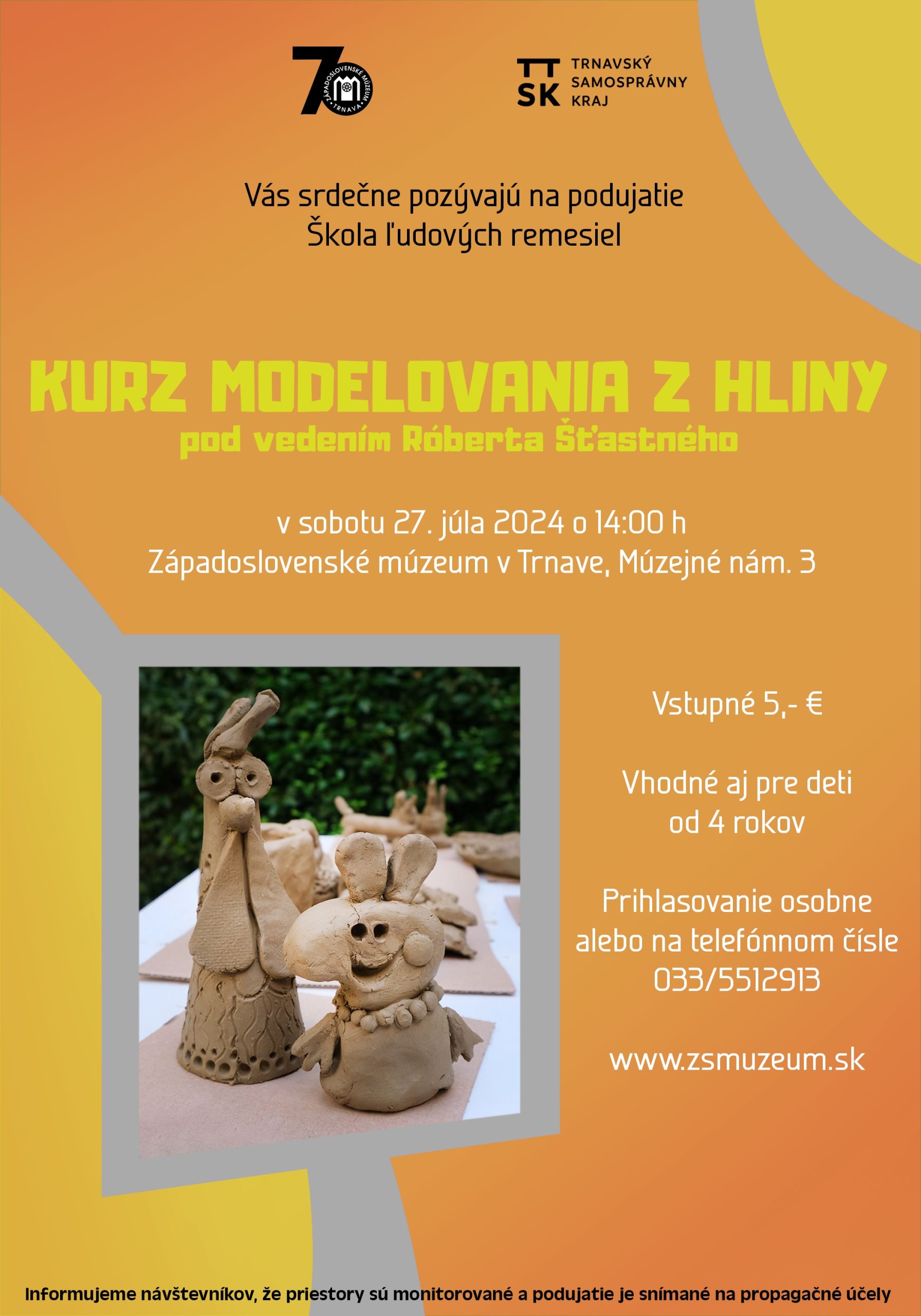 Kurz modelovania z hliny | SDEŤMI.com