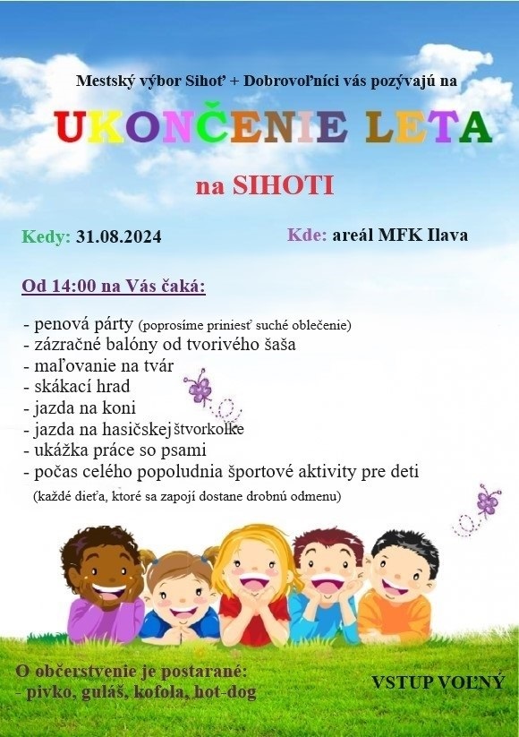 Ukončenie leta na Sihoti | SDEŤMI.com