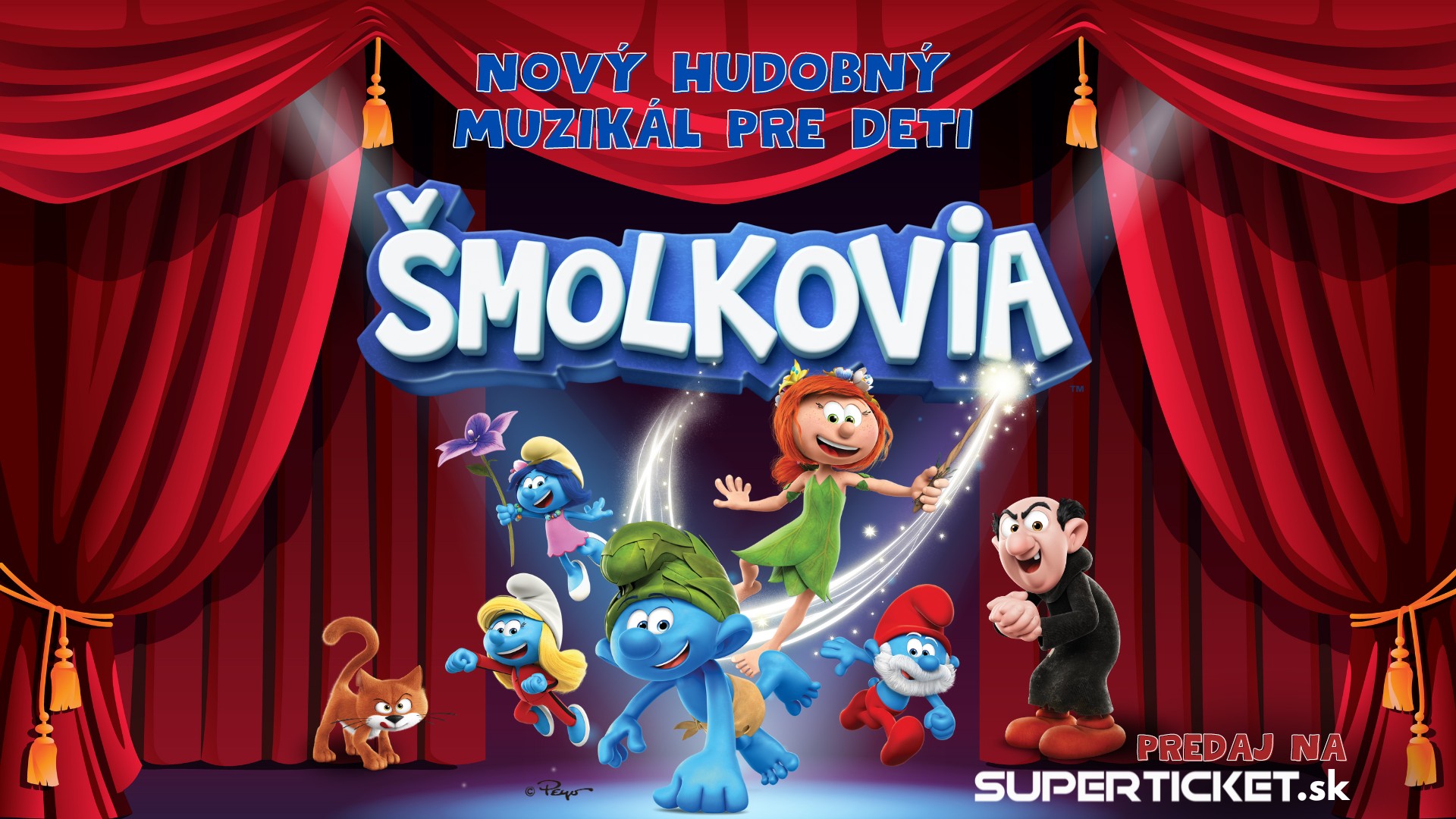 Šmolkovia - turné jeseň 2024 | SDEŤMI.com