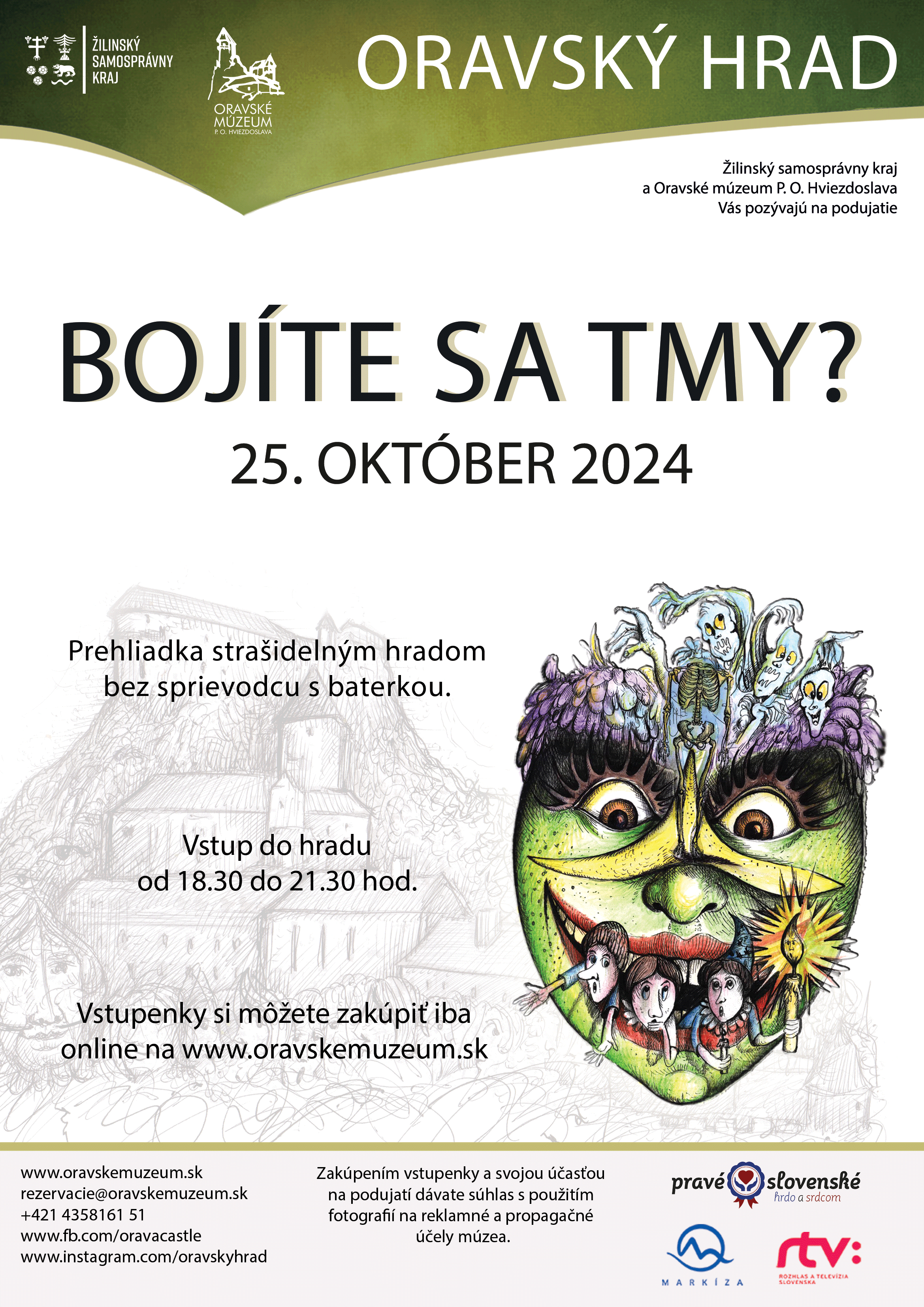 Bojíte sa tmy? Večerná prehliadka Oravského hradu. | SDEŤMI.com