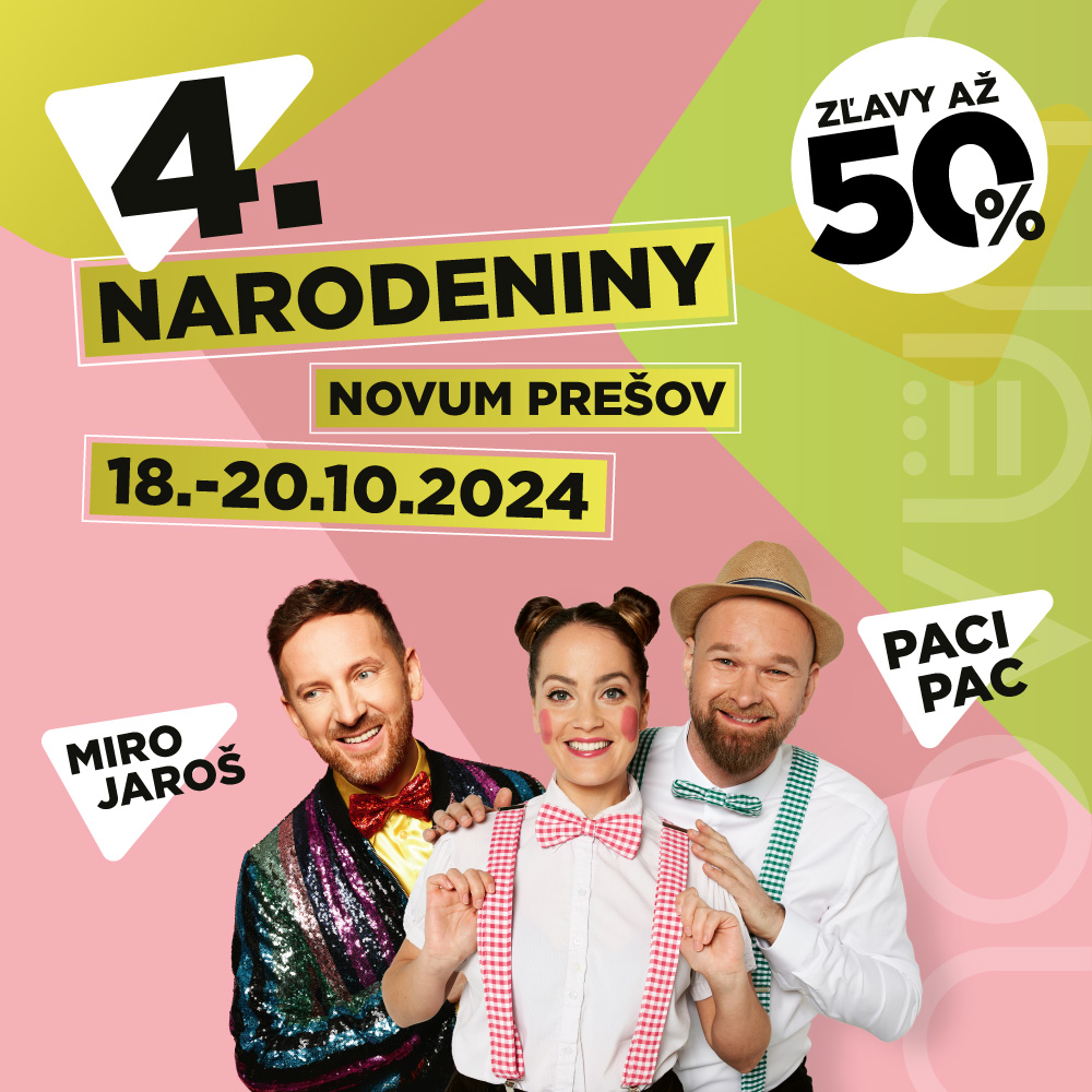 4. Narodeniny Novum | SDEŤMI.com