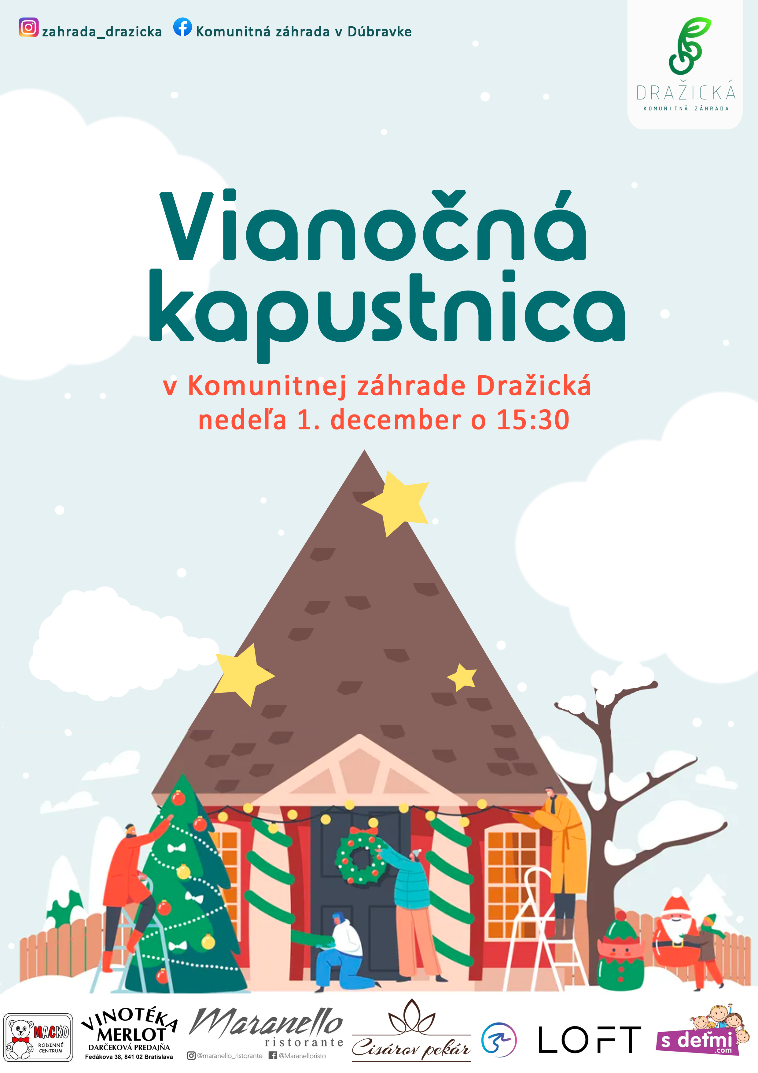 Vianočná kapustnica v Dúbravke | SDEŤMI.com