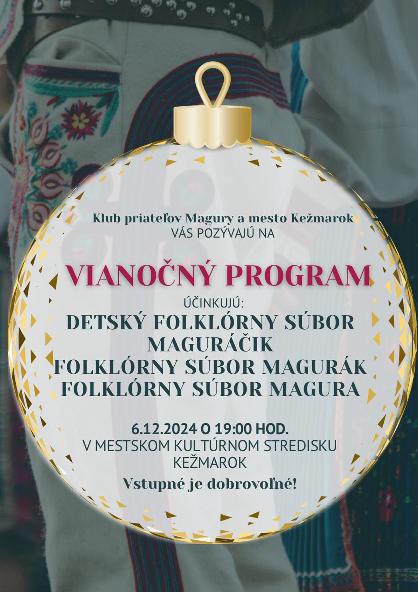 Vianočný program | SDEŤMI.com