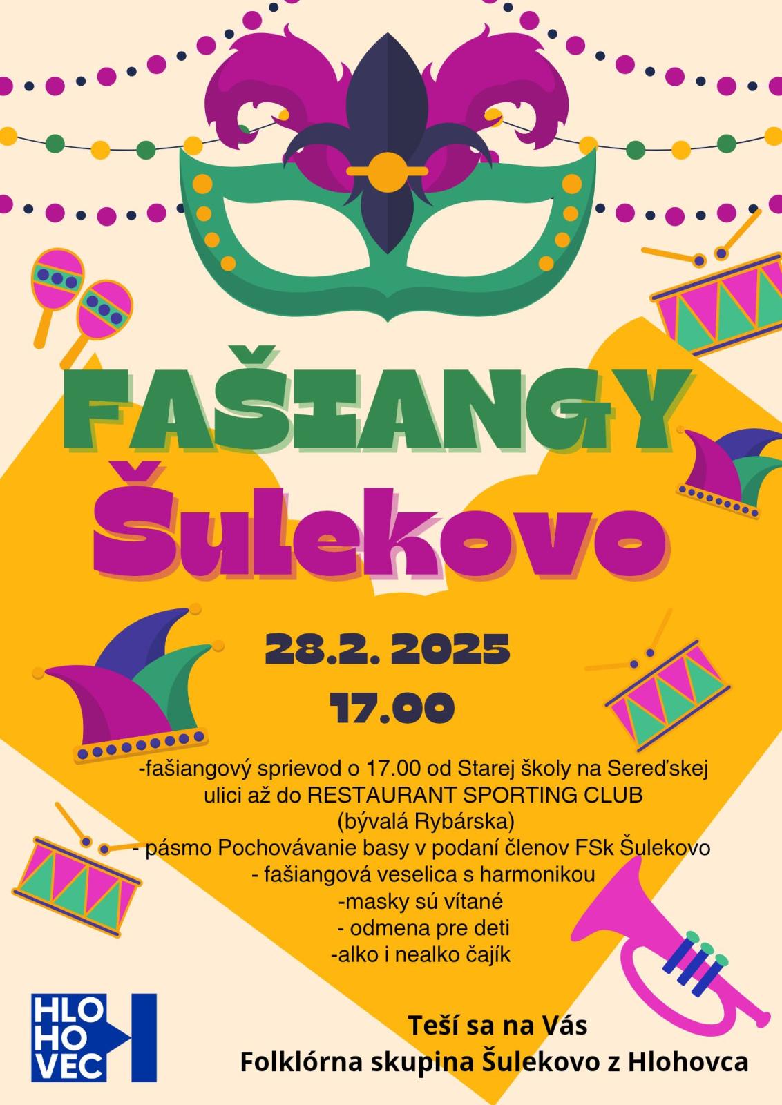 Fašiangy v Šulekove | SDEŤMI.com
