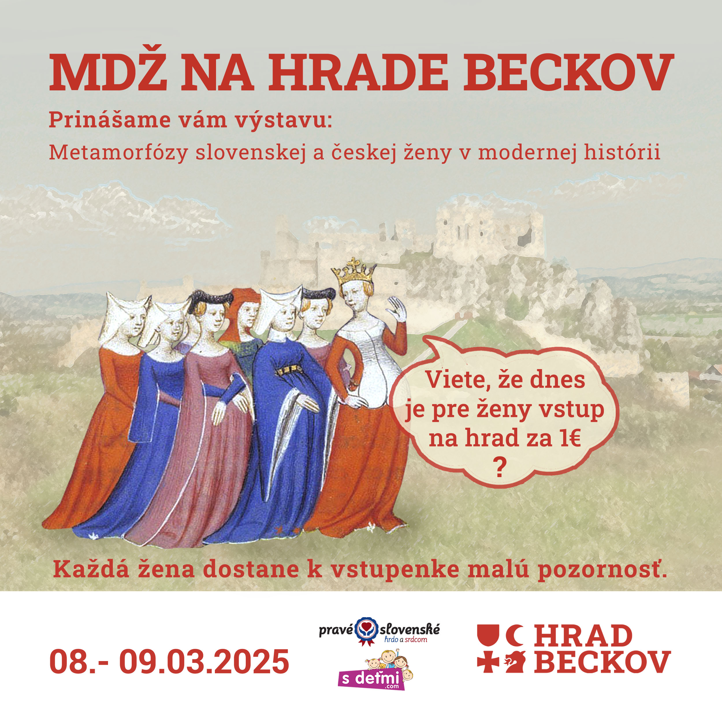 MDŽ na hrade Beckov | SDEŤMI.com