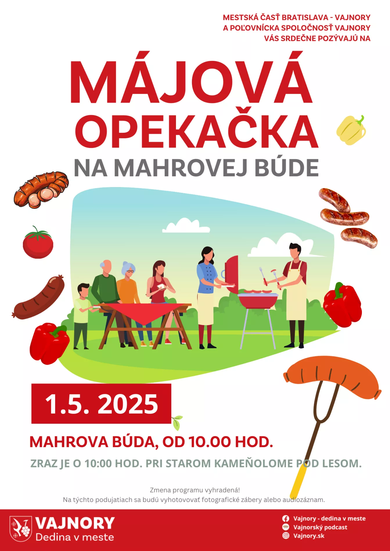 Májová opekačka na Mahrovej búde | SDEŤMI.com