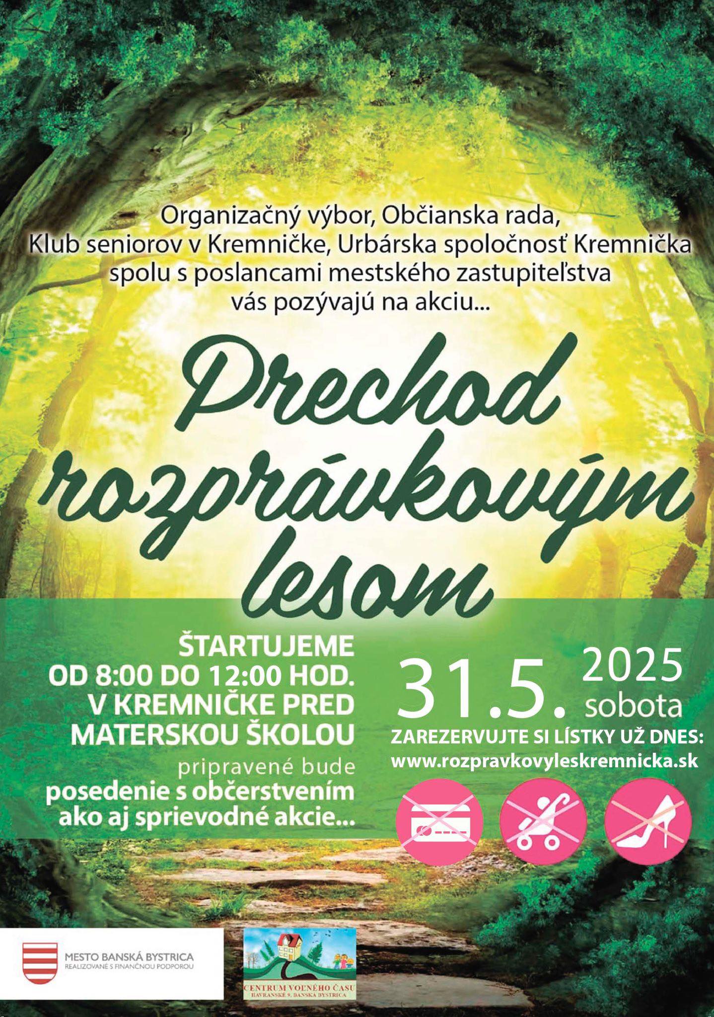 Prechod rozprávkovým lesom | SDEŤMI.com