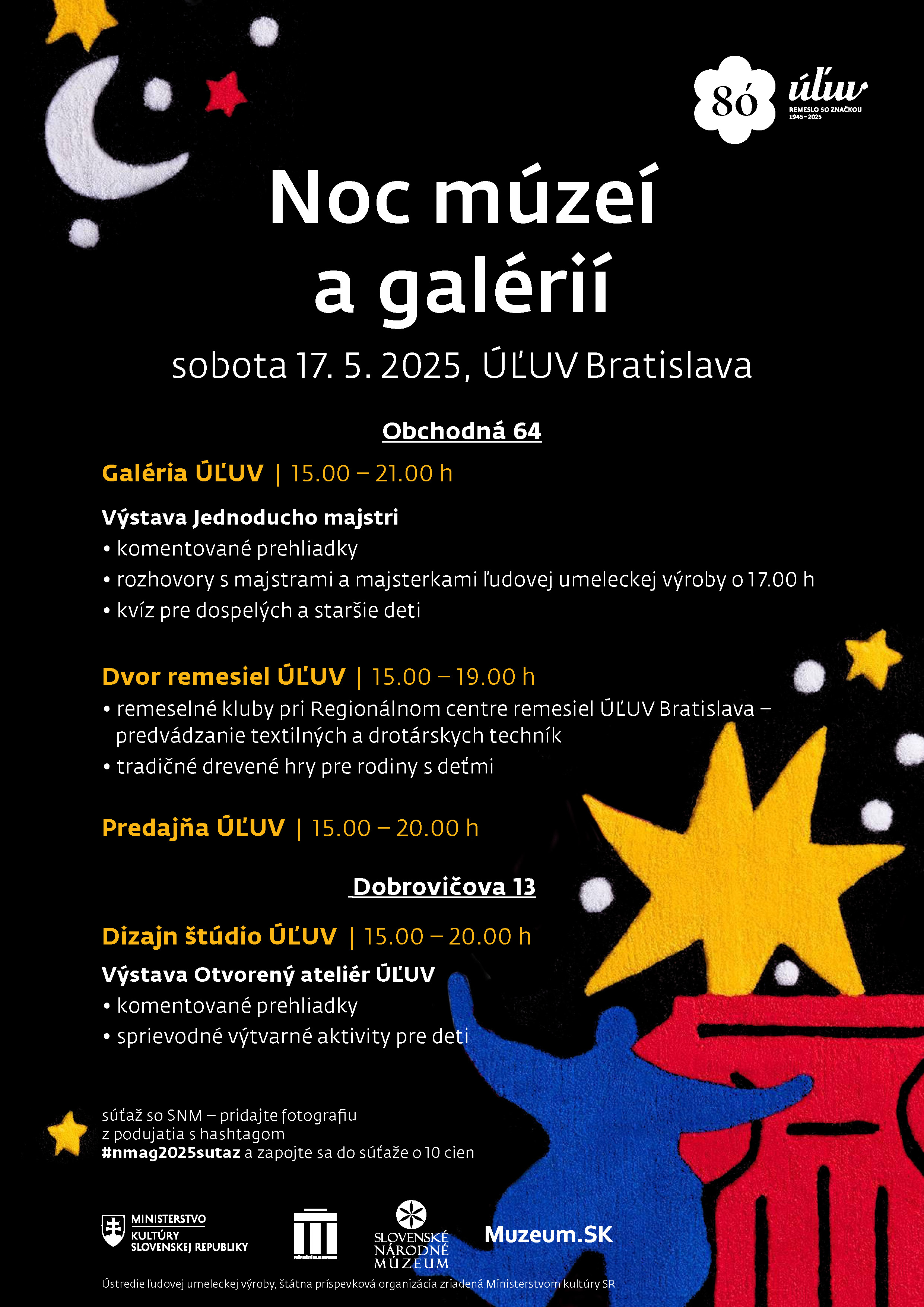 Noc múzeí a galérií s ÚĽUV | SDEŤMI.com