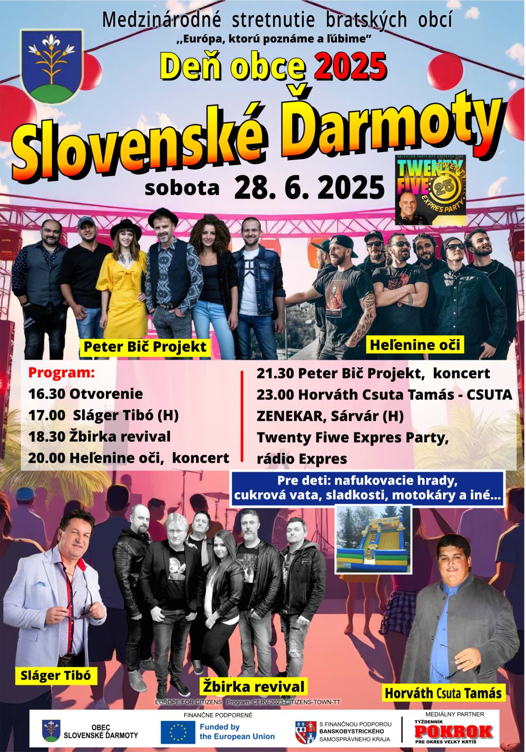Deň obce Slovenské Ďarmoty | SDEŤMI.com