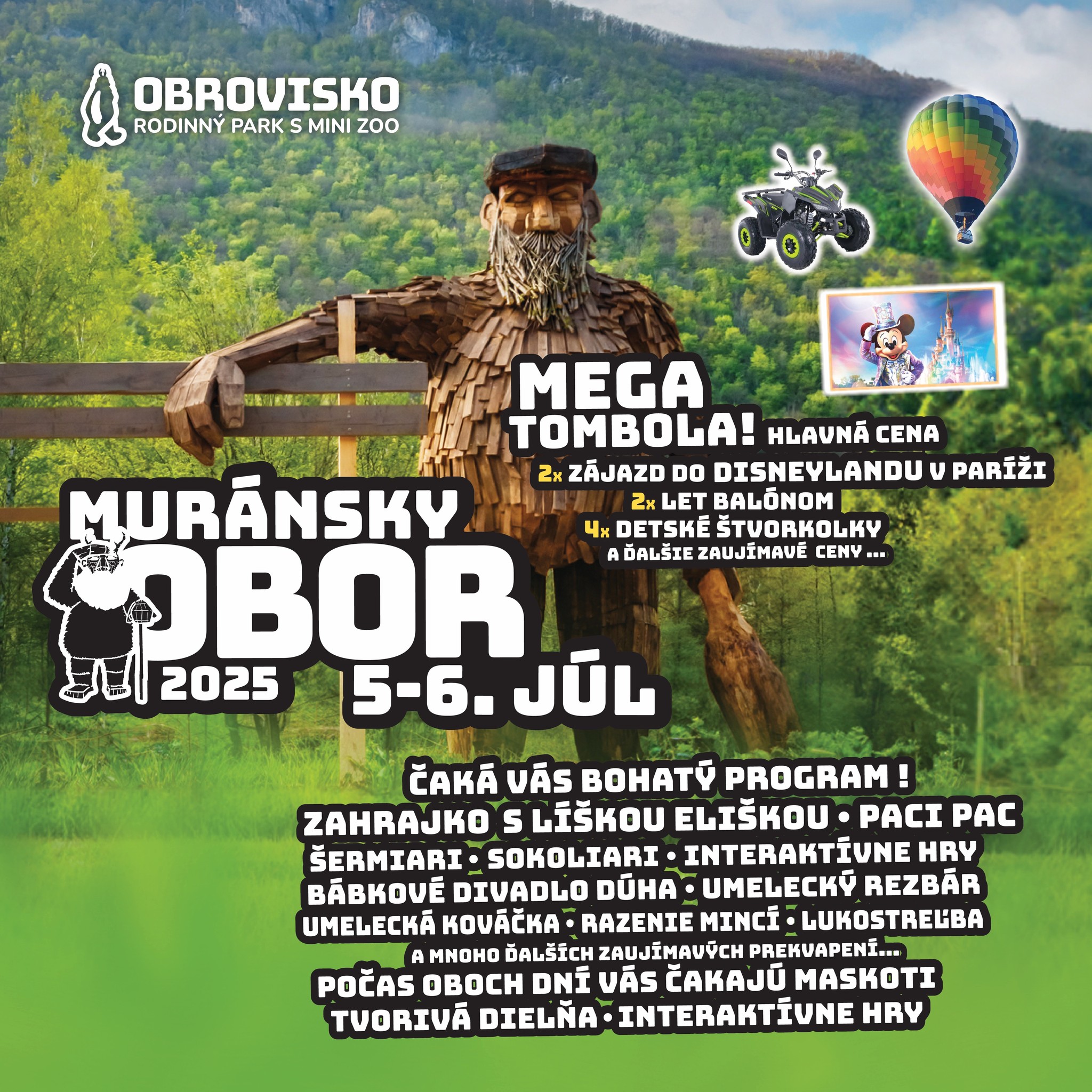 Muránsky obor 2025 | SDEŤMI.com