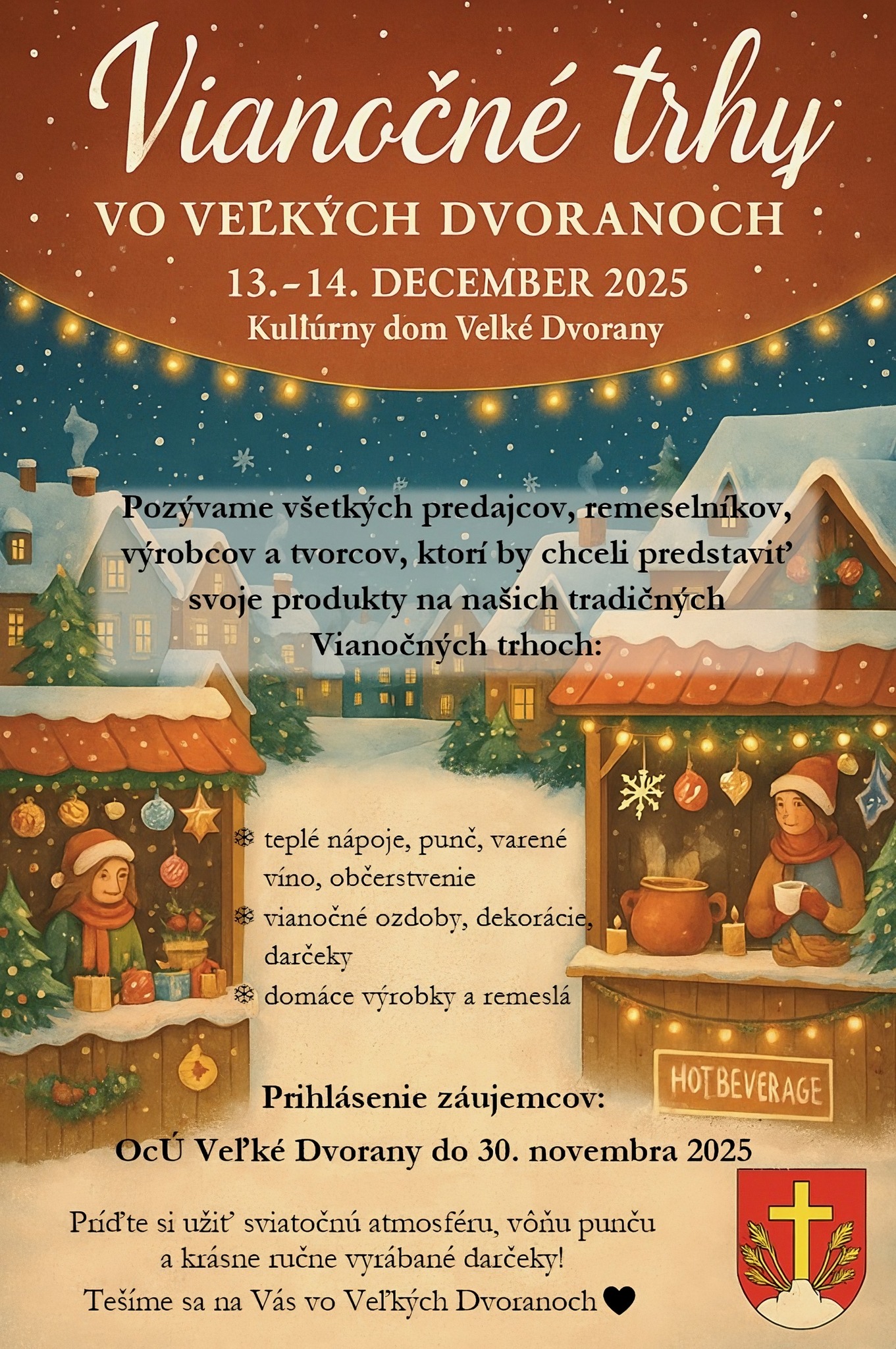 Vianočné trhy Veľké Dvorany | SDEŤMI.com