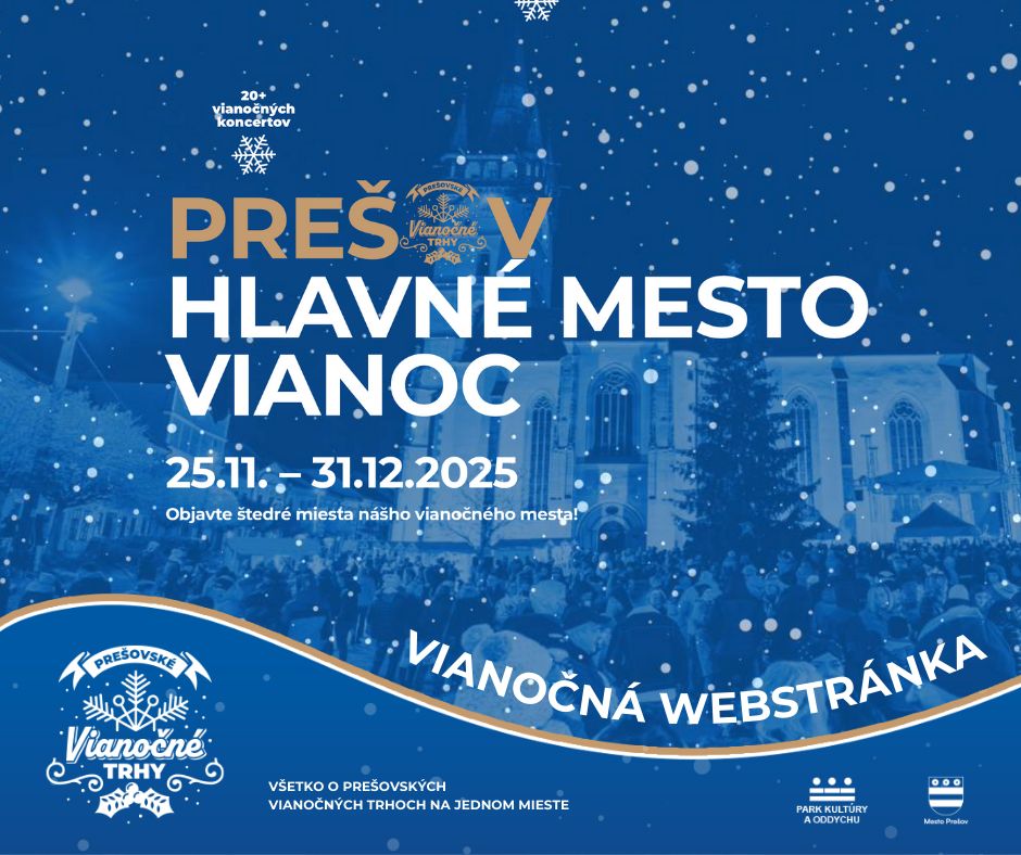 Prešov hlavné mesto Vianoc | SDEŤMI.com