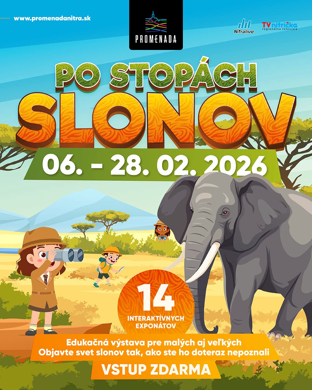 Po stopách slonov v OC Promenáda | SDEŤMI.com